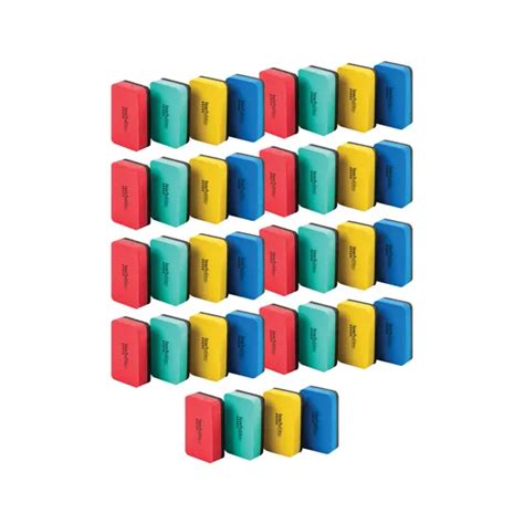 Teachables Mini Whiteboard Erasers Pack Of 36