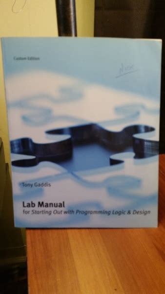 free lab manuel starting out with programming logic and design