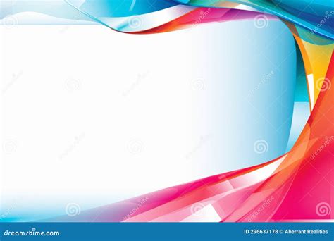 Colorful Abstract Background With White Space For Text Stock Illustration Illustration Of