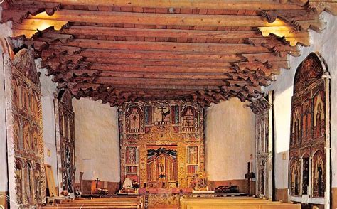 El Santuario De Chimayo New Mexico Interior Nave Sanctuary Ebay