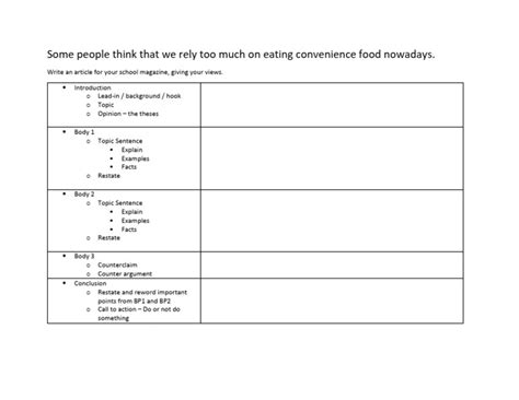 Simple Article Writing Framework Pdf