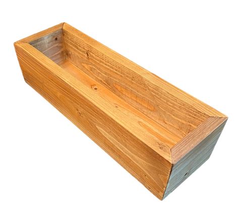 Wooden Rectangular Planter Box Etsy