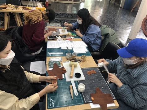 Su Maker 가죽 공예 메이커 나만의 카드 지갑 만들기 프로그램210215~0217 삼육대학교 메이커스페이스