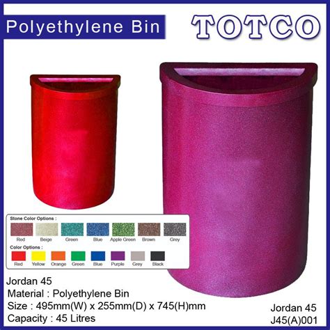 Fibreglass Semi Round Bin Jordan 45 Cw Ashtray Top Totco Trading Sdn Bhd