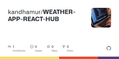 Github Kandhamurweather App React Hub