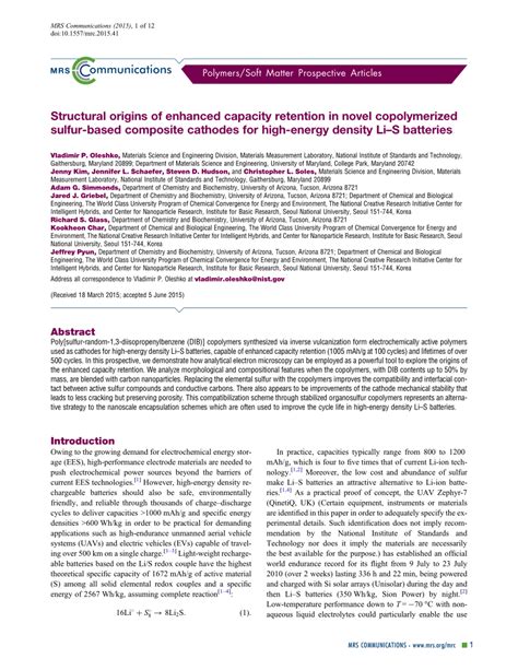 Pdf Structural Origins Of Enhanced Capacity Retention In