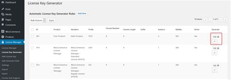 Pre Generate License Keys Woocommerce License Manager Scodeware