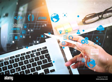 Coding Software Developer Work With Ar New Design Dashboard Computer