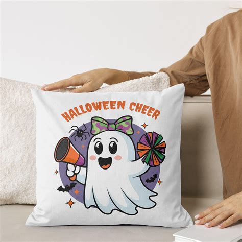 Halloween Cheer Cheerleader Ghost Png Halloween Cheerleader Png Boujee Ghost Spooky Vibes