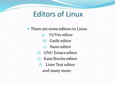 Linux Operating System Ppt Ppt