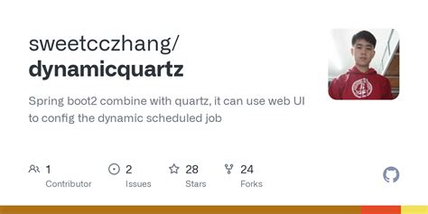 GitHub Sweetcczhang Dynamicquartz Spring Boot Combine With Quartz It Can Use Web UI To