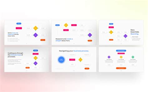 Flowchart PowerPoint Infographic Template TemplateMonster