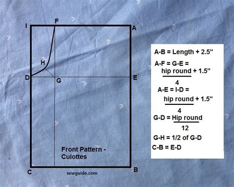 Easy Culottes Aka Divided Skirt Free Sewing Pattern Sew Guide