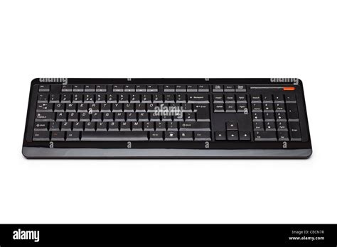 Computer Keyboard Cut Out On White Background Stock Photo Alamy