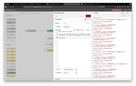 Sending Group Notifications With Google Sheets And Node RED