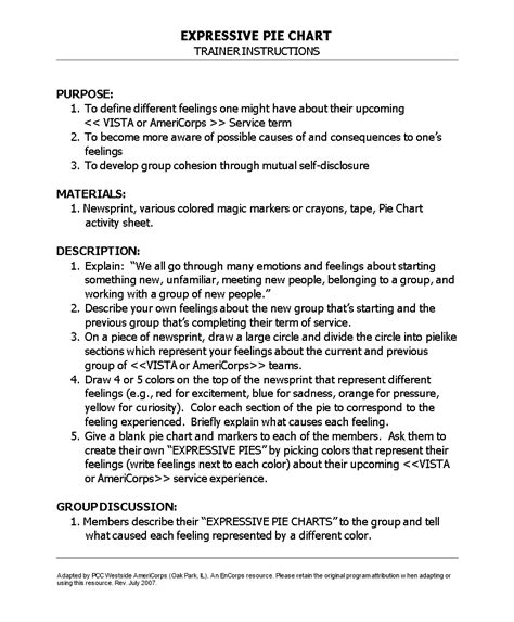 Pie Chart Sample Template Pie Chart Template Templates Pie Chart