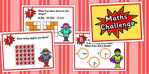 Year 2 Maths Challenge Powerpoint Twinkl