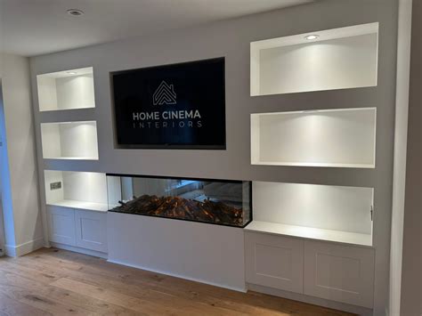 Bespoke Media Wall Design And Installation Home Cinema Interiors
