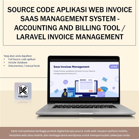 Jual Source Code Aplikasi Web Invoice Saas Management System