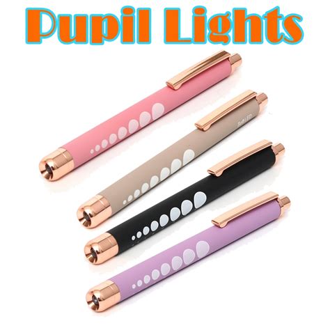Led Pen Lights With Pupil Gauge Reusable Medical Penlight For Nurses