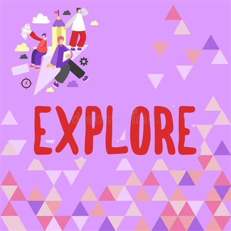 Writing Displaying Text Explore Word For To Seek For Something Or Investigate Something