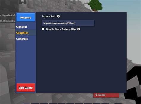 Texture Packs Not Working Rbloxd