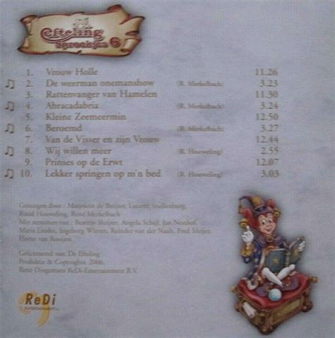 Efteling Sprookjes 6 Efteling Cd Album Muziek Bol