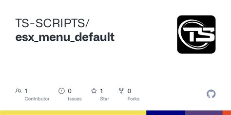 GitHub TS SCRIPTS Esx Menu Default