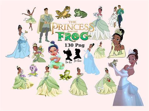 Princess And The Frog Png Bundle Clipart Princess Tiana Png Princess