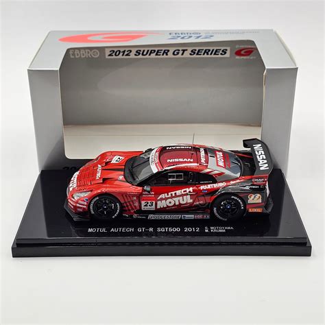 Ebbro Nissan Gt R 23 Motul Autech Nismo Super Gt Gt500 2012 143 Scal