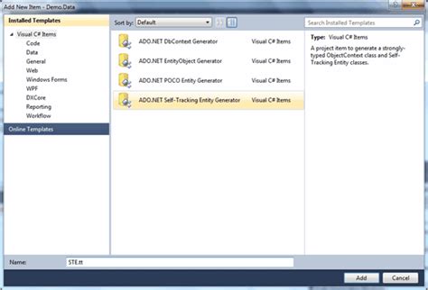 Save Temporary Data With Entity Framework Self Tracking Entity