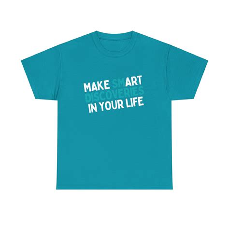 Teal Make Smart Discoveries Unisex Tee Discover After School