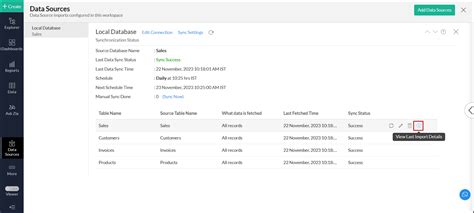 import data from ms sql server zoho analytics on premise