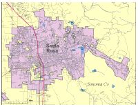 Downtown Santa Rosa Maps Santa Rosa California City Map Founded 1833