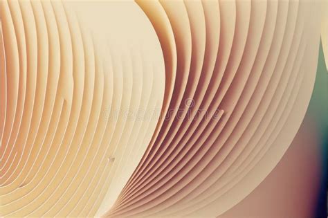 Abstract Art Of Overlapped Curve Line In Pastel Color Pattern Stock Illustration Illustration