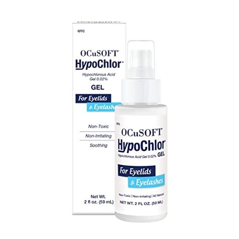 Ocusoft Hypochlor Gel Formulation Hypochlorous Acid 002 59 Milliliters For Irritated Eyelids
