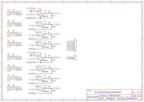 Channel Buffered Analog Input EasyEDA Open Source Hardware Lab