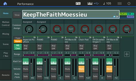 Montage MODX SoundMondo comment réassigner des parts qui utilisent des samples waveforms