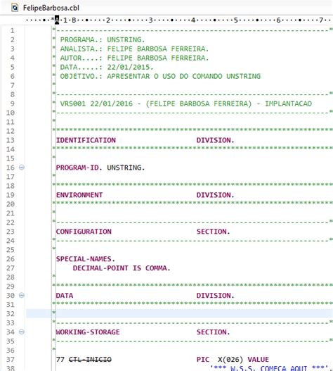 experiência cobol unstring xml cobol