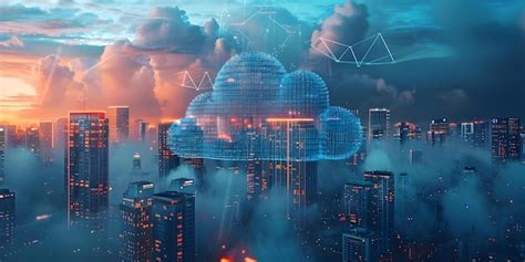 Premium Photo Leveraging Cloud Computing Technology For Smart City Infrastructure And Wireless
