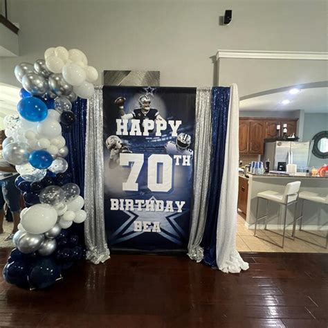 Dallas Cowboys Birthday Banner Etsy