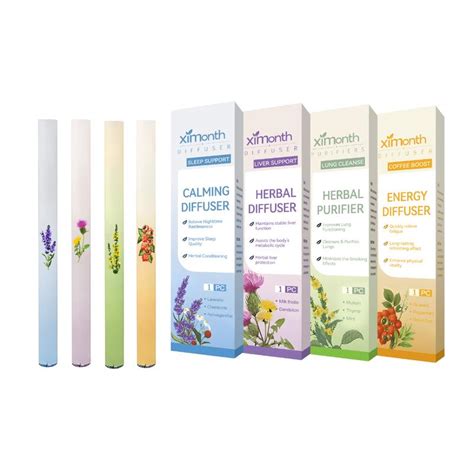 Ximonth 4 In 1 Herbal Stick Diffuser Detox Sleep Support Calm Mind