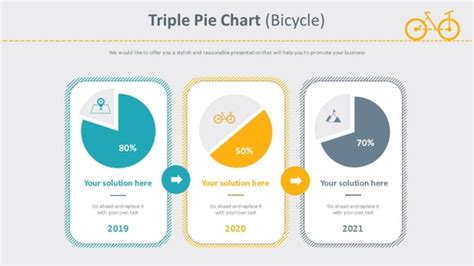 Ppt 발표자료 빠르게 만드는 방법은 3column 원형 차트 운동 강도 자전거 템플릿으로 10분 완성 예스폼 Ppt