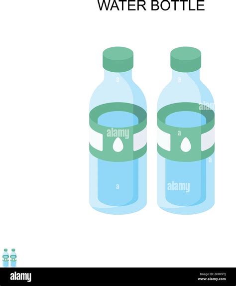 Water Bottle Simple Vector Icon Illustration Symbol Design Template For Web Mobile Ui Element
