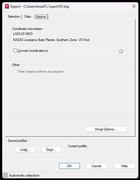 autocad map 3d doesn t create cpg file when exporting shapefile