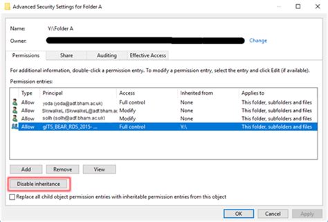 Setting Folder Permissions BEAR Technical Docs