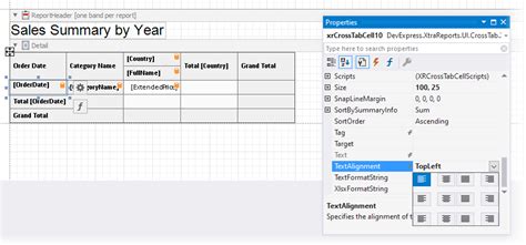 Create A Cross Tab Report In The Visual Studio Report Designer Net