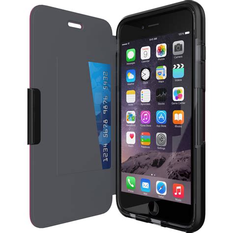 Tech Evo Wallet Case For Iphone Plus Black T B H