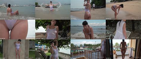 White One Piece Transparent When Wet Swimsuit