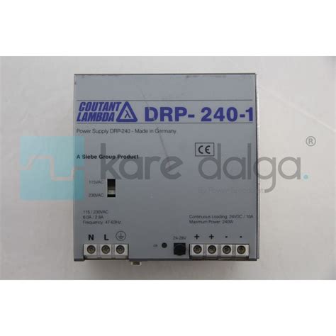 Coutant Lambda Drp 240 1 Güç Kaynağı Amplifier And Yükselteçler Güç